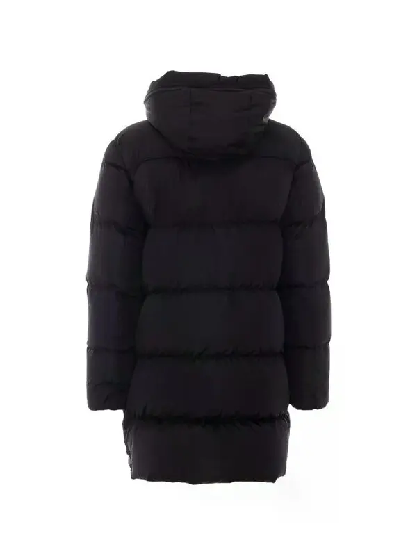 Add Quilted Hooded Coat