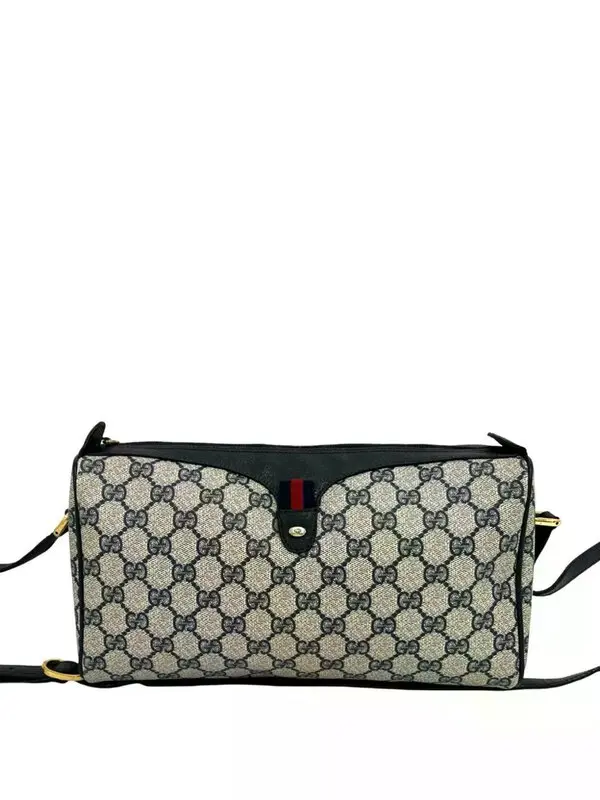 Gucci 1980-1990 Gg Supreme Web Crossbody Bag - Neutrals