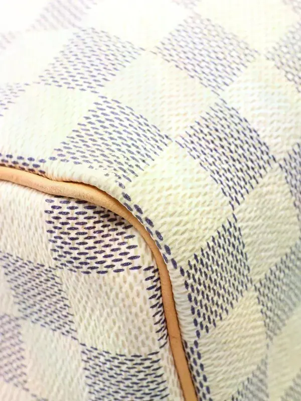LOUIS VUITTON 2007 Damier Azur Speedy 25 Boston Bag