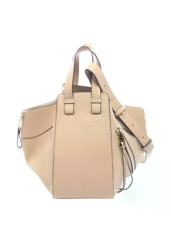 Loewe 2016-2026 Small Grained Calfskin Drawstring Hammock Bag Satchel