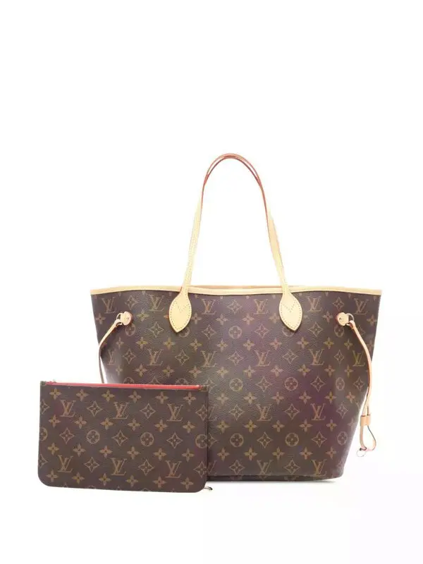 LOUIS VUITTON 2021-2026 Monogram Neverfull Mm Tote Bag - Brown