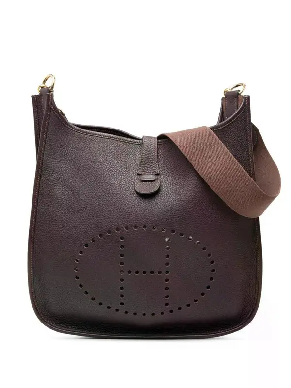 Hermès 2001 Clemence Evelyne I 33 Crossbody Bag - Purple