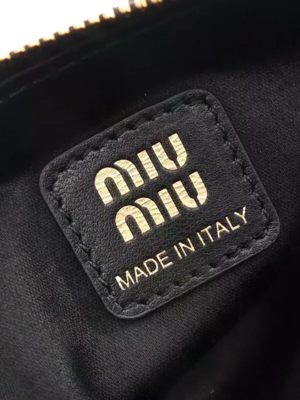 Miu Miu 2010-2026 Velvet Chain Crossbody Bag