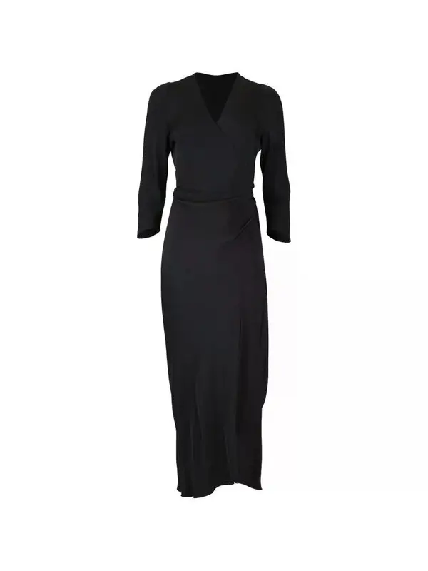 PETER COHEN Sleevesign Wrap Dress - Blue