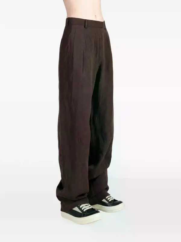 CASEY CASEY Coco Pleated Wide-leg Trousers
