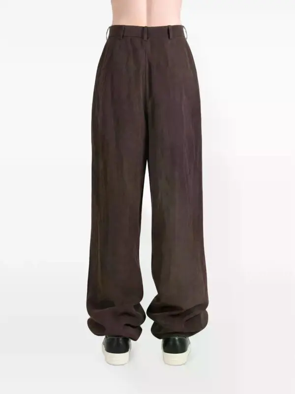 CASEY CASEY Coco Pleated Wide-leg Trousers