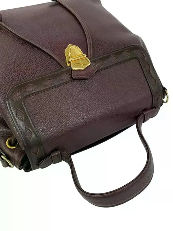 Saint Laurent 20th Century Leather Satchel