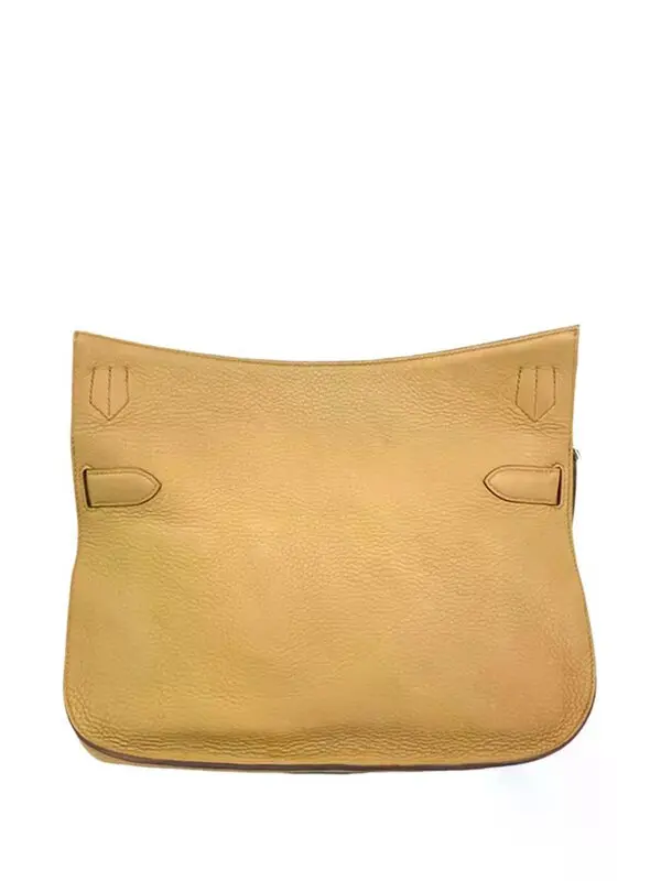 Hermès 2008 Taurillon Clemence Jypsiere 34 Crossbody Bag - Yellow