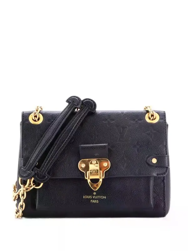 LOUIS VUITTON Vavin Handbag Monogram Empreinte Leather Bb Crossbody Bag - Black
