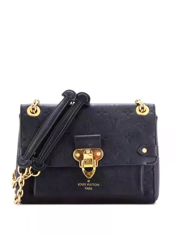 LOUIS VUITTON Vavin Handbag Monogram Empreinte Leather Bb Crossbody Bag - Black