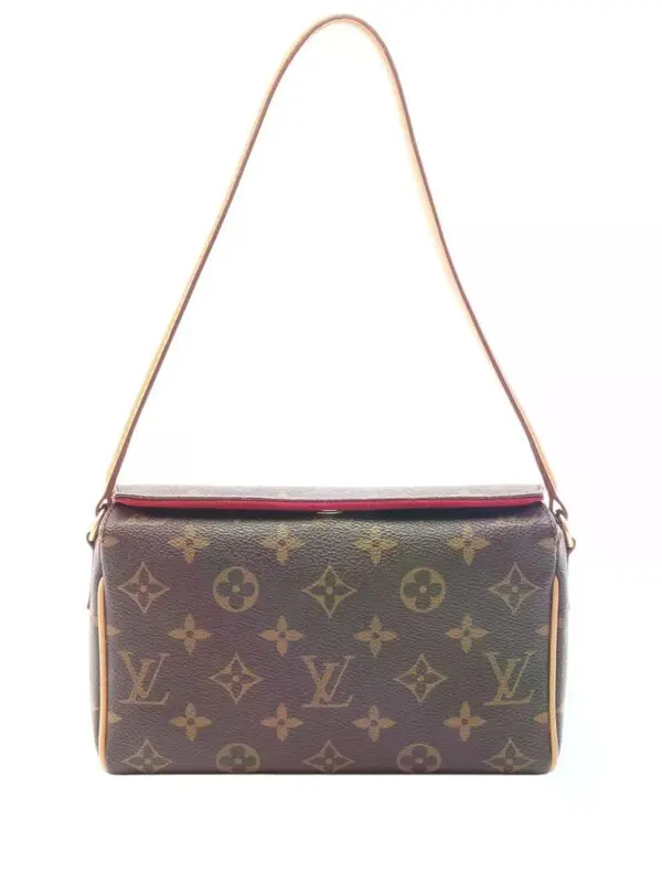 LOUIS VUITTON 2003 Monogram Recital Shoulder Bag - Brown