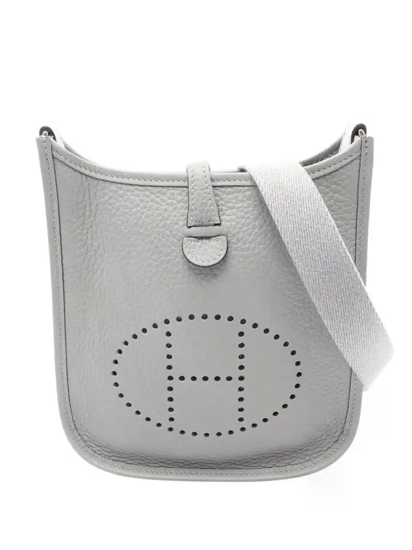 Hermès 2003 Clemence Evelyne Amazone 16 Crossbody Bag - Grey