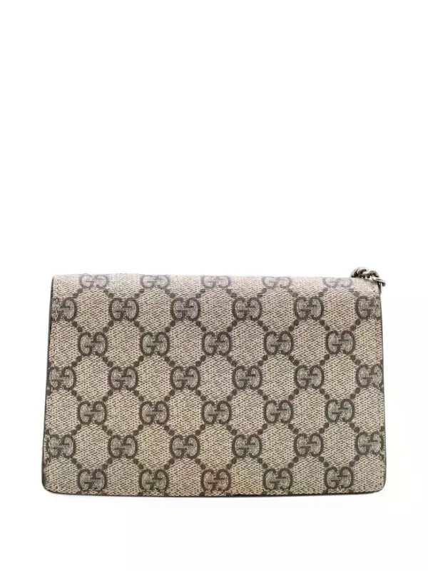 Gucci Dionysus Bag Gg Coated Canvas Super Mini Crossbody Bag
