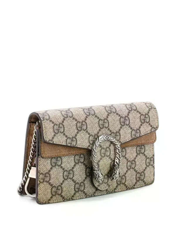 Gucci Dionysus Bag Gg Coated Canvas Super Mini Crossbody Bag