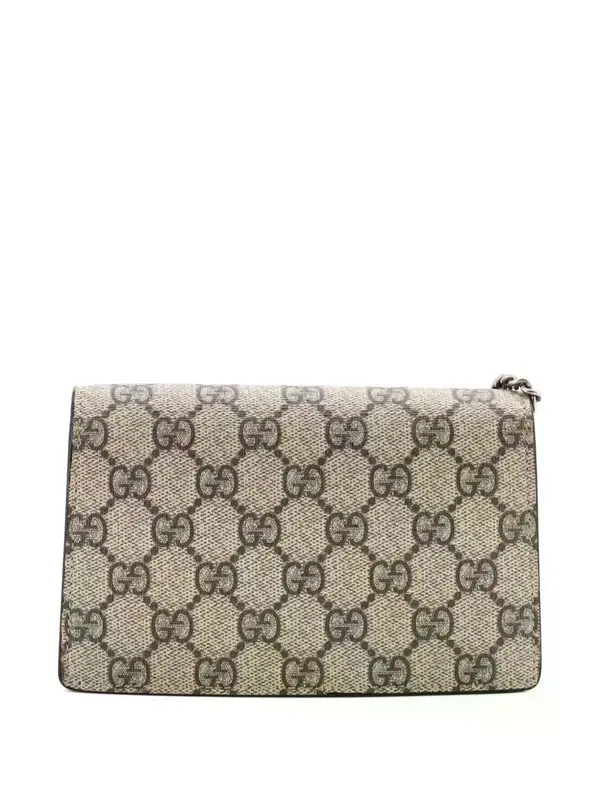 Gucci Dionysus Gg Coated Canvas Super Mini Crossbody Bag - Brown