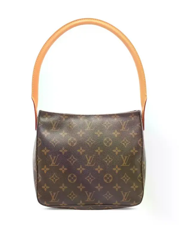 LOUIS VUITTON 2001 Monogram Looping Mm Shoulder Bag - Brown