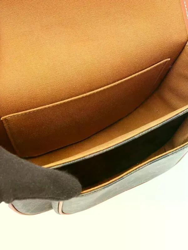 Celine 2019-2026 Medium Triomphe Coated Canvas Folco Crossbody Bag