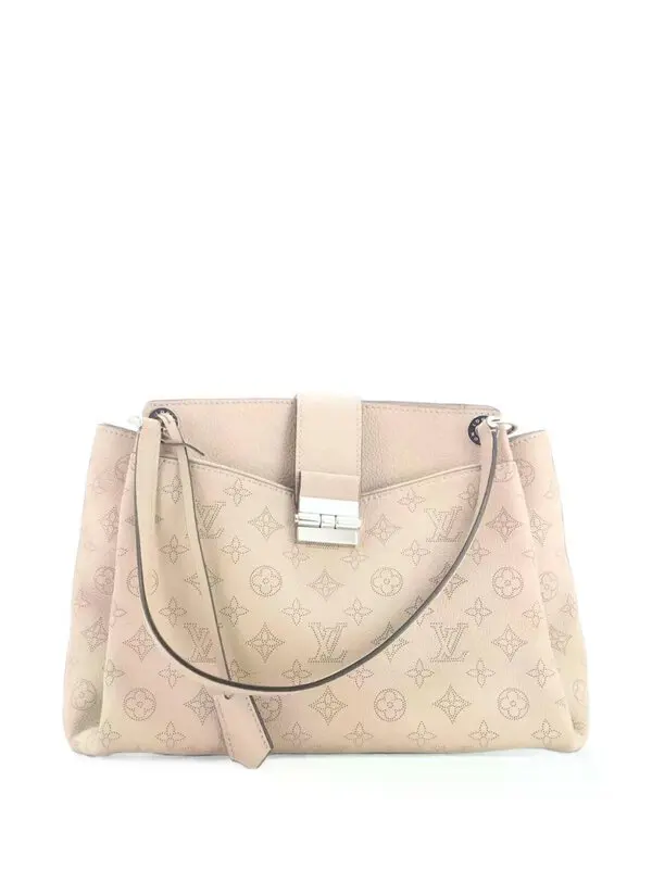 LOUIS VUITTON Sevres Handbag Mahina Leather Shoulder Bag - Neutrals