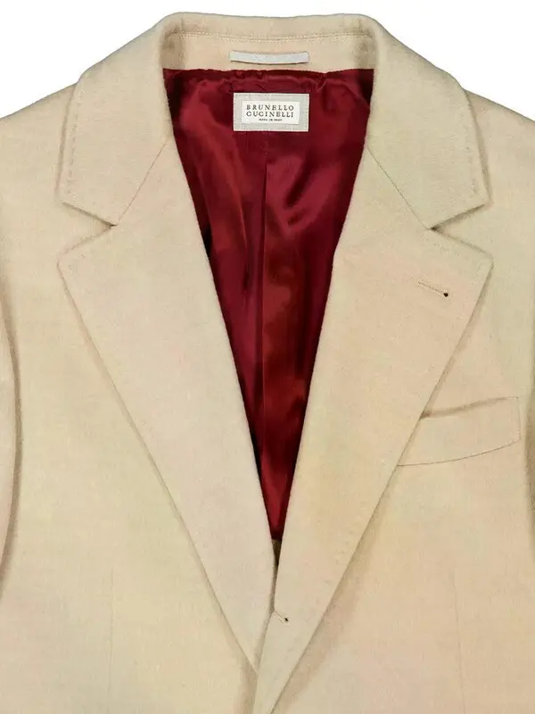 Brunello Cucinelli Single-breasted Virgin Wool Coat