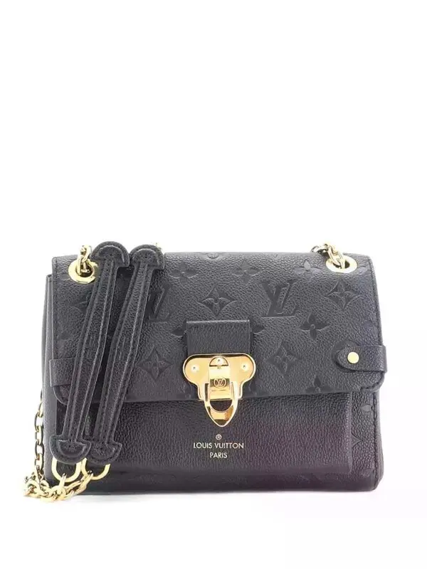 LOUIS VUITTON Vavin Handbag Monogram Empreinte Leather Bb Crossbody Bag - Black