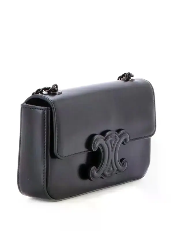 Celine Triomphe Chain Leather Small Shoulder Bag