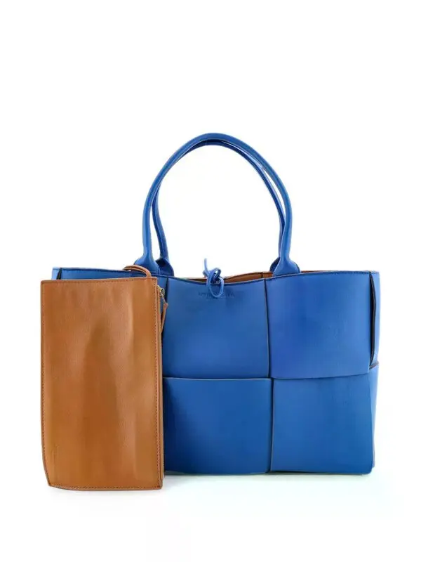 Bottega Veneta Arco Maxi Intrecciato Leather Medium Tote Bag