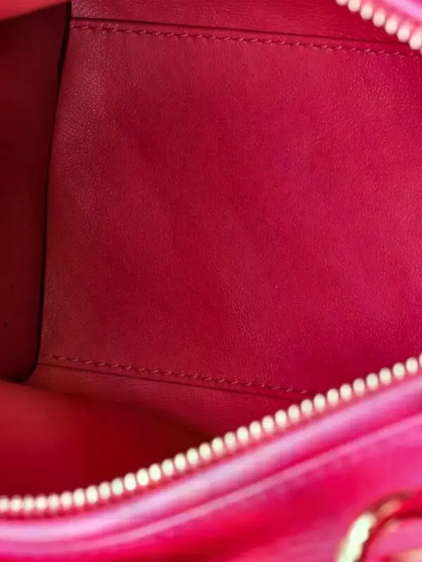 Dior Lady Bag Woven Leather With Tweed Medium Tote Bag