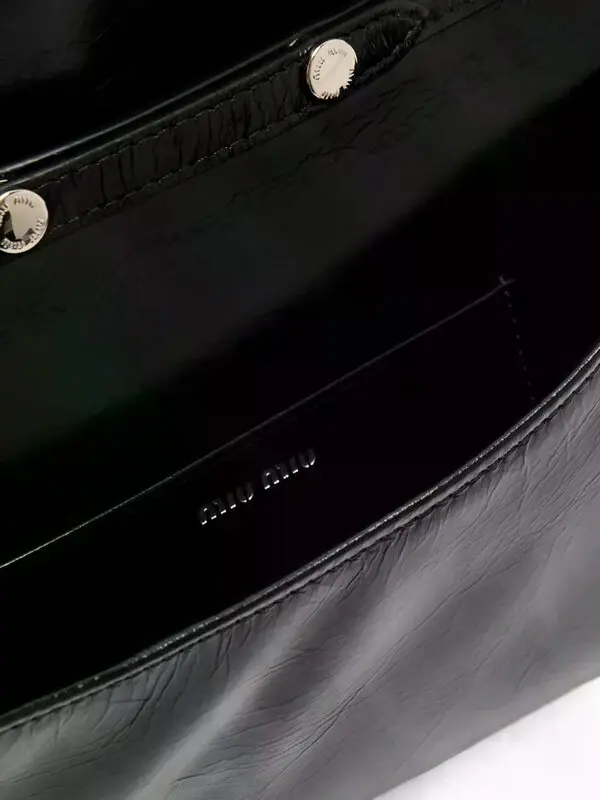 Miu Miu Leather Pouch With Shoulder Strap