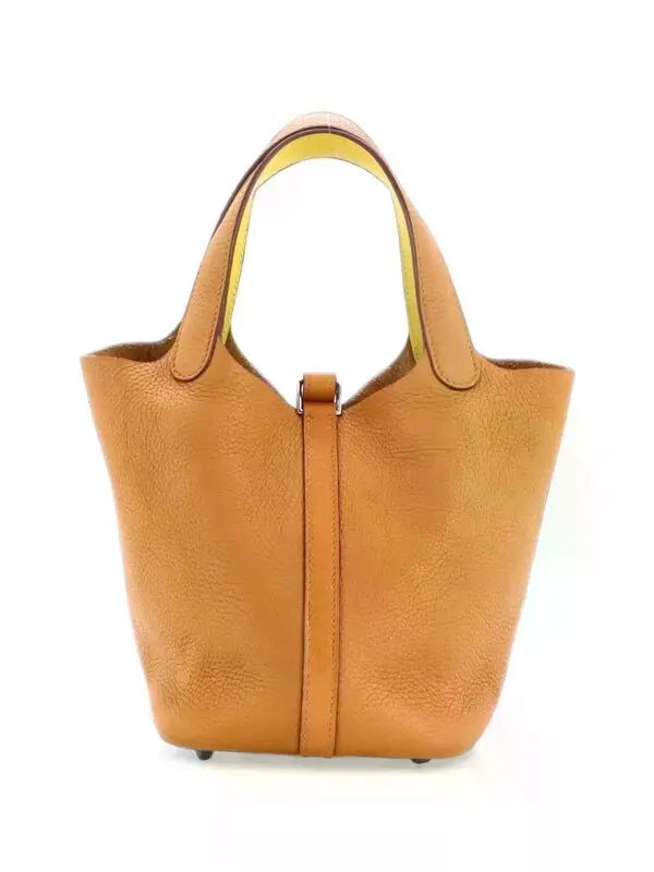 Hermès Eclat Picotin Lock Bag Clemence Pm Tote Bag