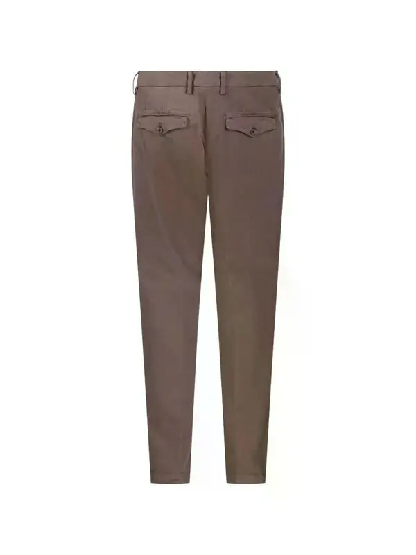 MYTHS Pleated Tapered-leg Trousers