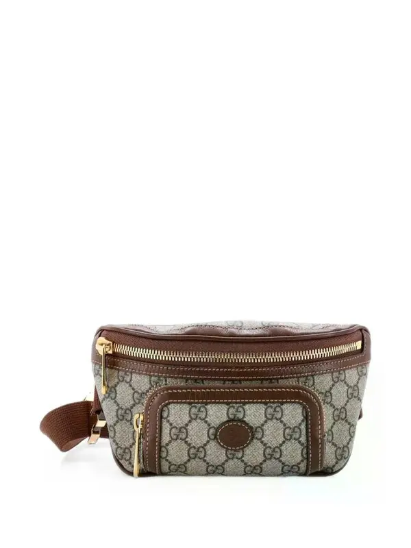 Gucci Interlocking G Patch Gg Coated Canvas Belt Bag