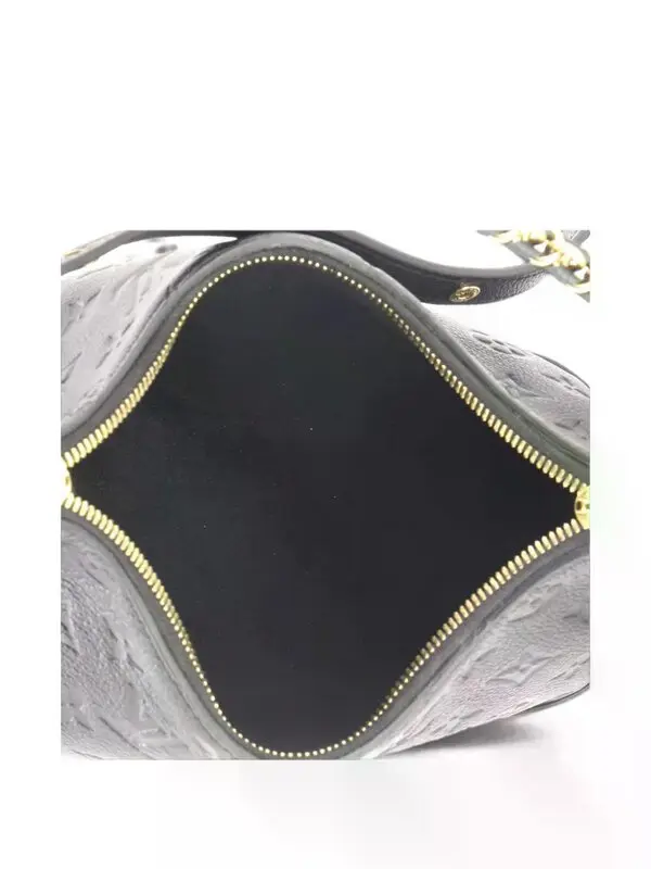 LOUIS VUITTON Boulogne Nm Shoulder Bag Monogram Empreinte Leather Pm - Black