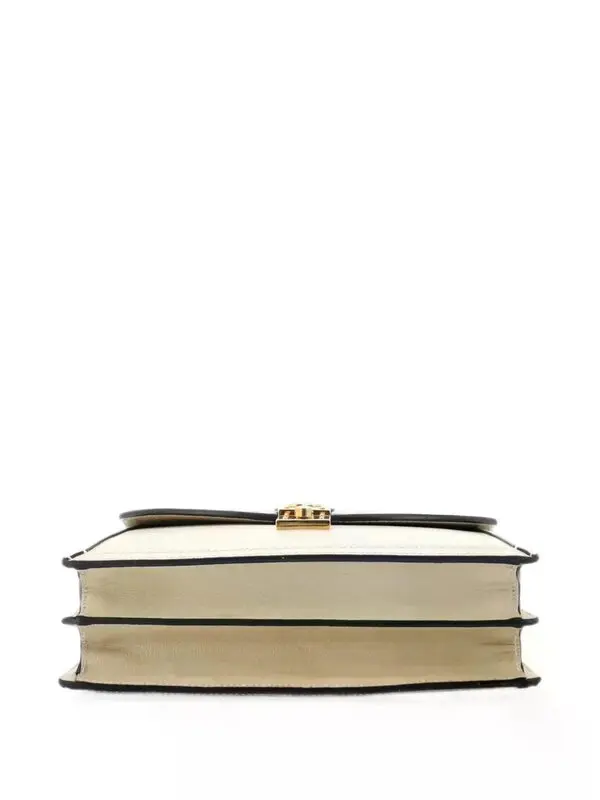 Gucci Ophidia Flap Top Handle Bag Leather Small Satchel