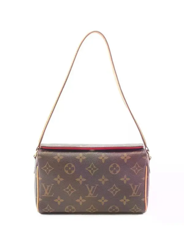 LOUIS VUITTON 2003 Monogram Recital Handbag - Brown