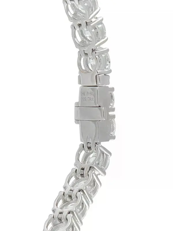 LB EXCLUSIVE Platinum Diamond Tennis Bracelet