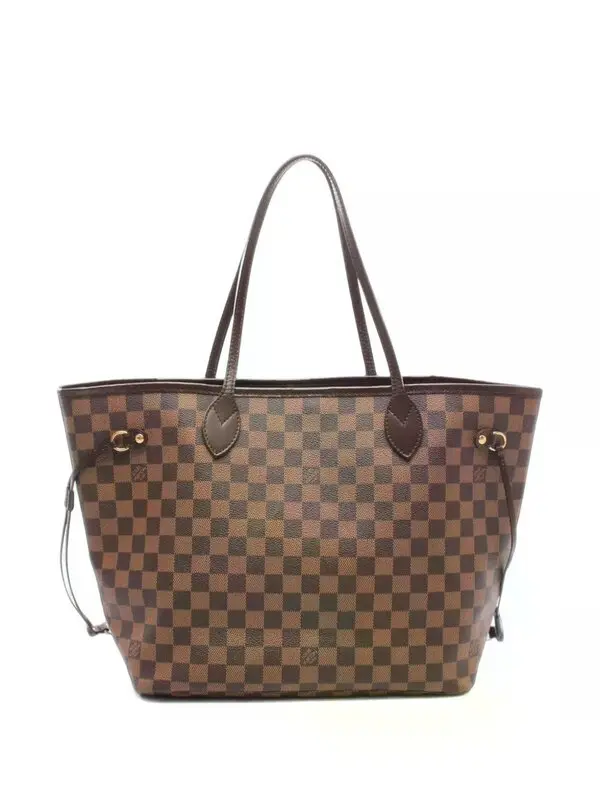 LOUIS VUITTON 2011 Neverfull Damier Ebene Tote Bag