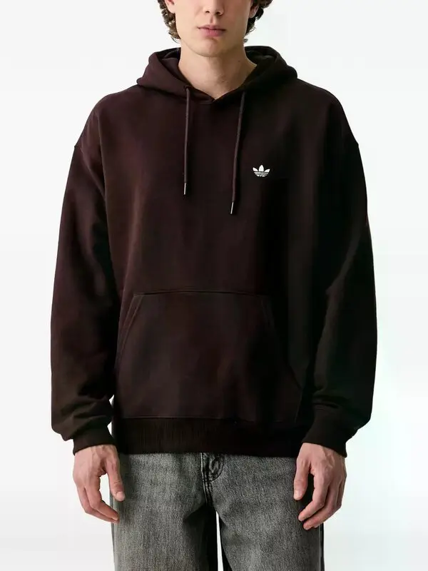 Adidas Graphic-print Hoodie - Brown