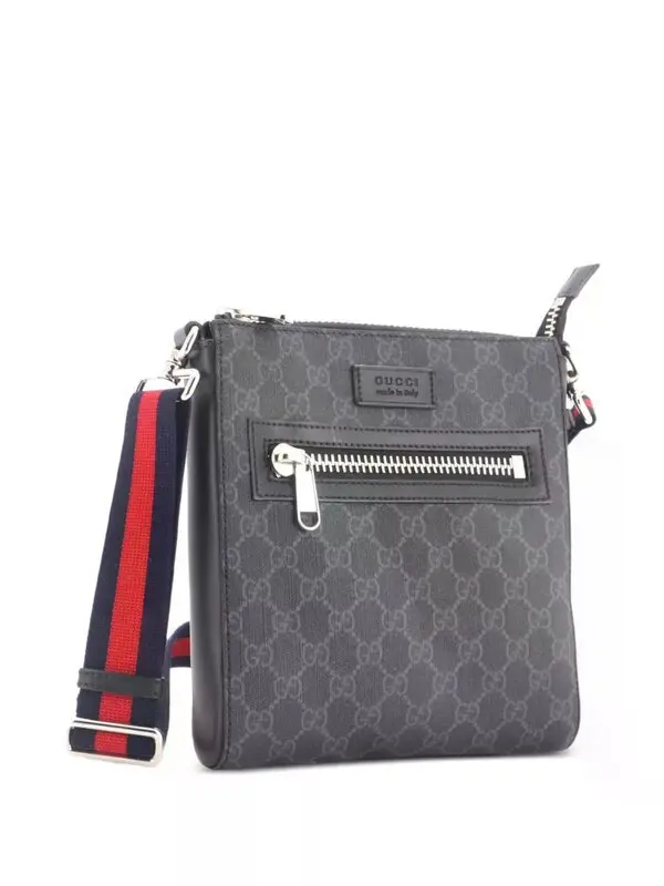 Gucci Gg Coated Canvas Messenger Bag