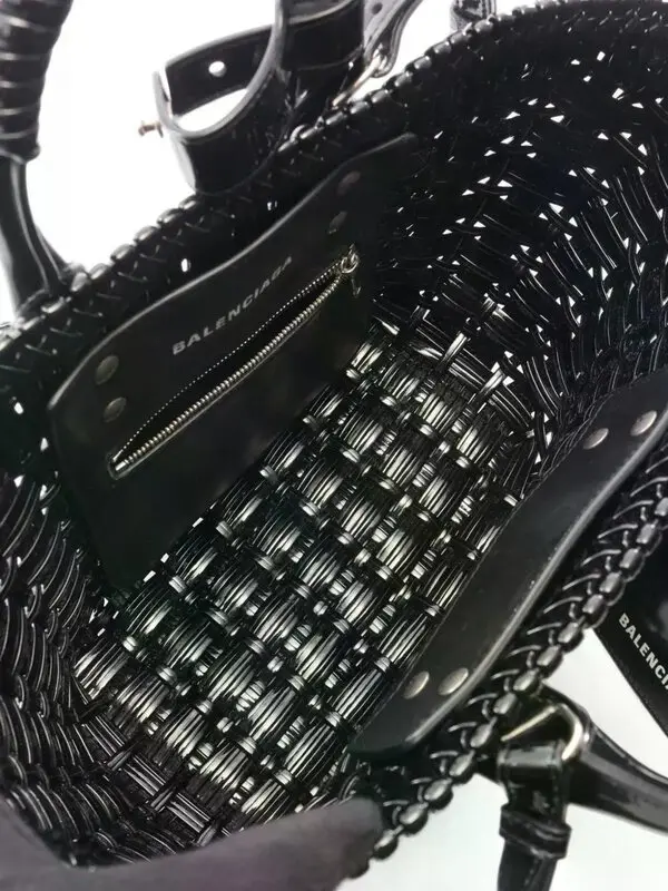 Balenciaga 2010s Xs Bistro Basket Tote Bag