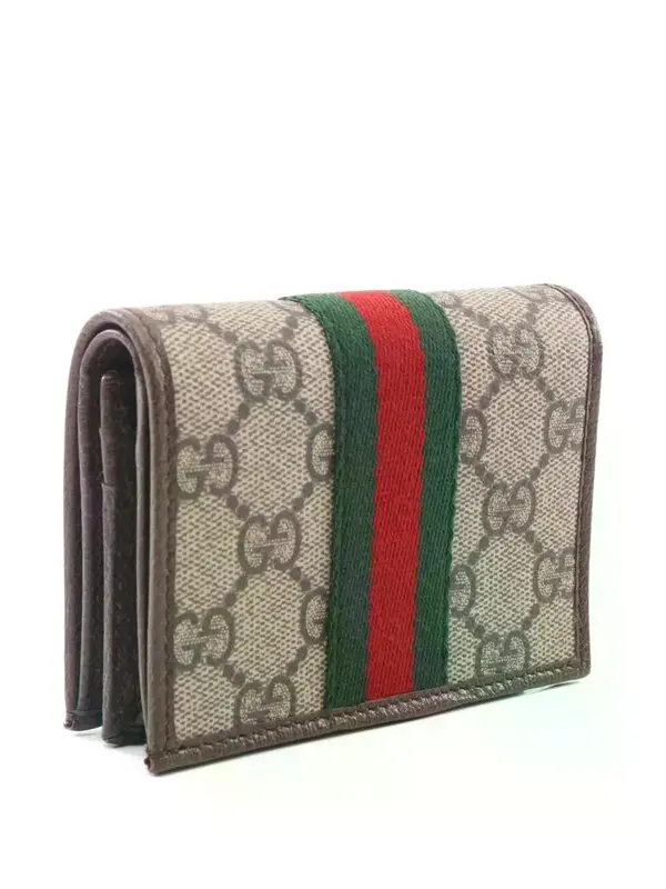 Gucci 2020s Ophidia Gg Supreme Wallet - Brown