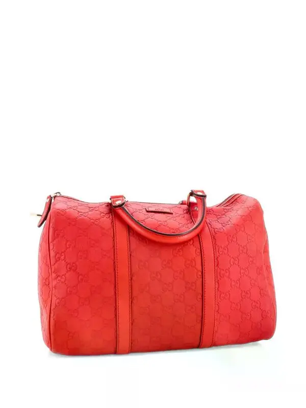 Gucci Joy Boston Bag Embossed Leather Medium Handbag