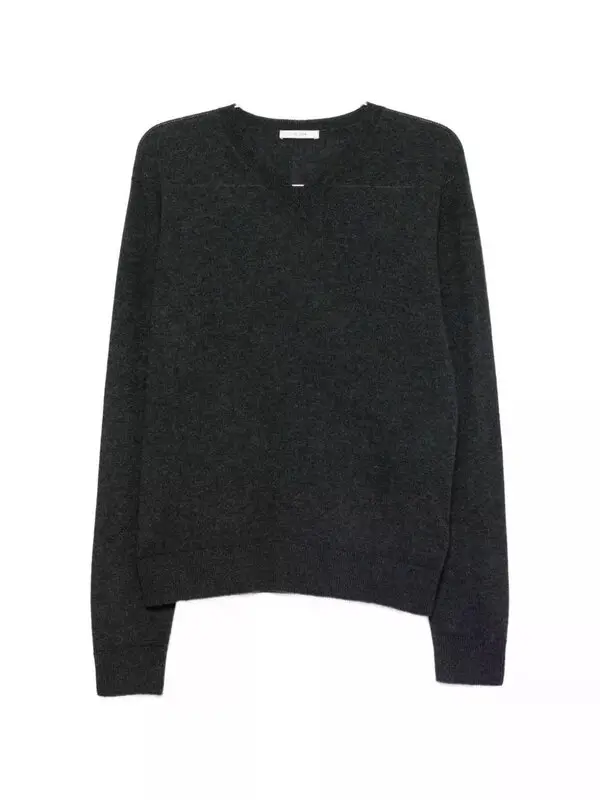 THE ROW Thamm V-neck Sweater - Grey
