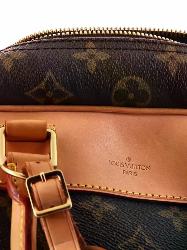 LOUIS VUITTON Deauville Monogram Canvas Handbag - Brown