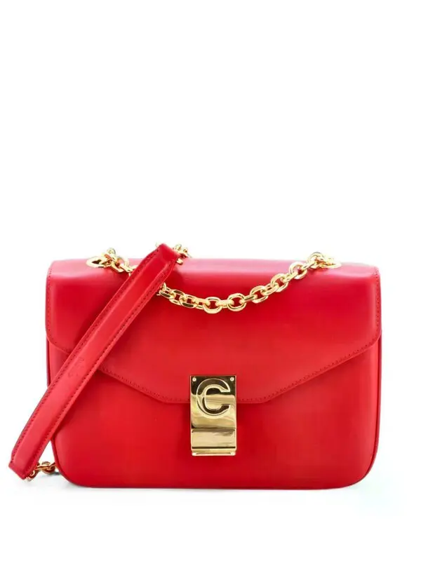 Celine C Bag Leather Medium Crossbody Bag