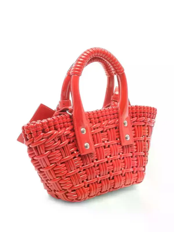 Balenciaga 2010s Bistro Basket Handbag - Red