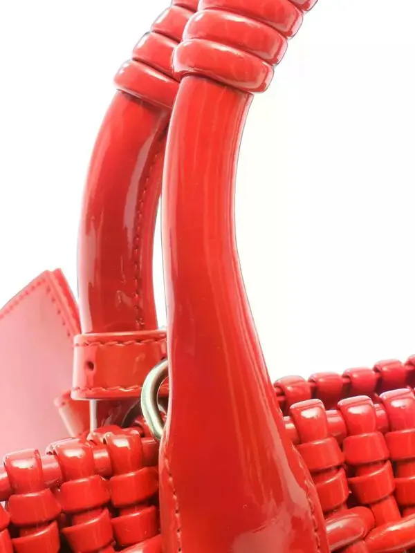 Balenciaga 2010s Bistro Basket Handbag - Red