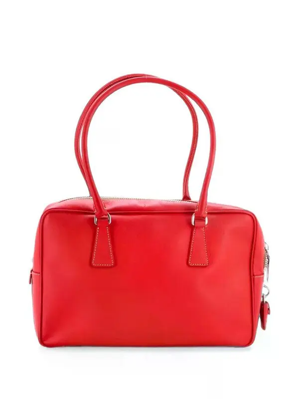 Prada Bauletto Bag Saffiano Leather Medium Handbag