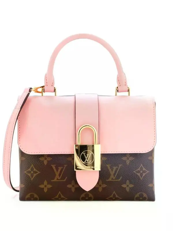 LOUIS VUITTON Locky Bb Satchel Monogram Canvas