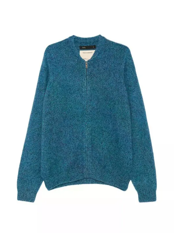 Frenckenberger Zip-up Knitted Cardigan