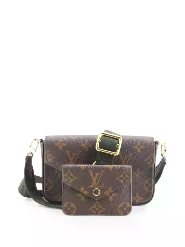 LOUIS VUITTON Felicie Strap & Go Monogram Canvas Crossbody Bag